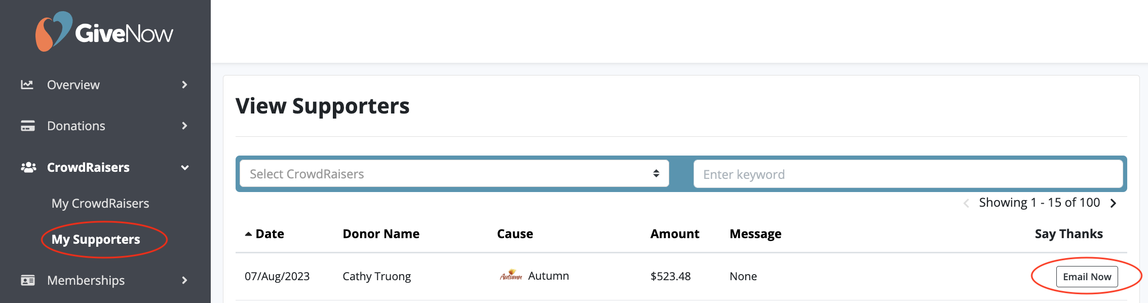Can GiveNow help me thank donors? – GiveNow